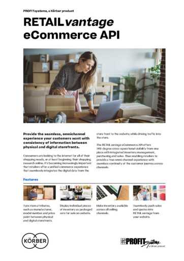 RETAILvantage eCommerce API Brochure | Retail POS Software